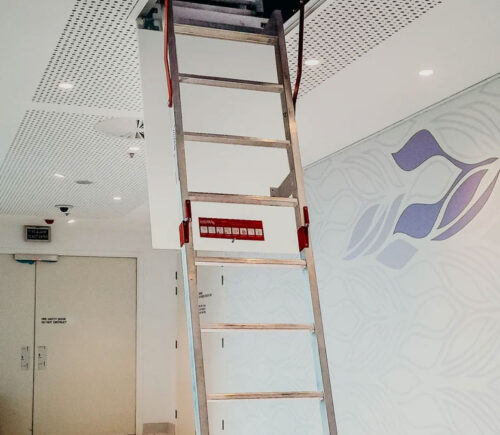 Fold Down Ladders - Roof Access, Hatch & Attic Ladders - Goleman Group